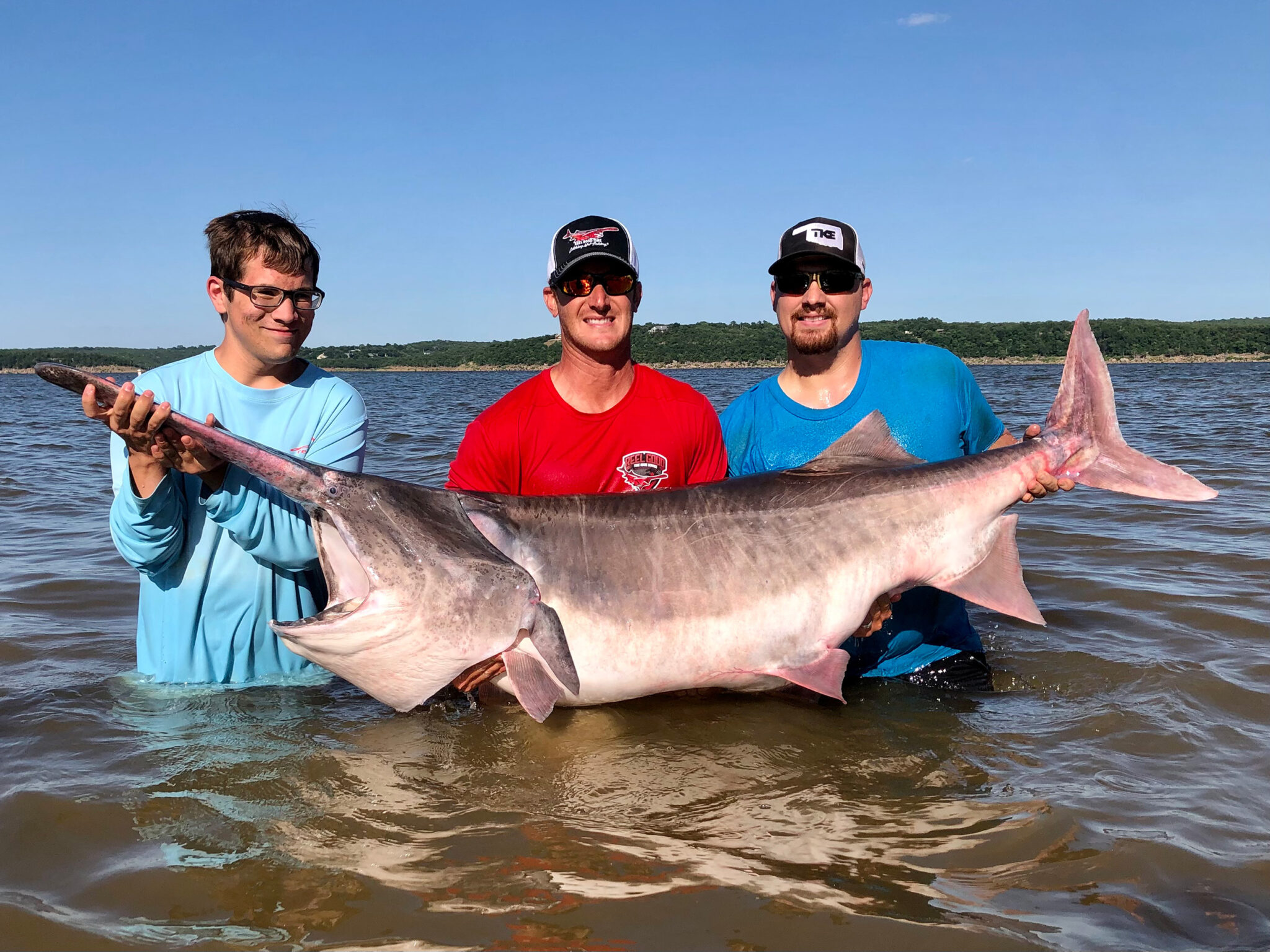 10 of The Biggest Paddlefish Ever Snagged with Rod and Reel